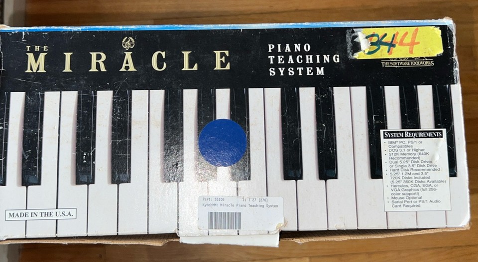 Miracle Piano Teaching System PC IBM Keyboard Cable & Cord | eBay