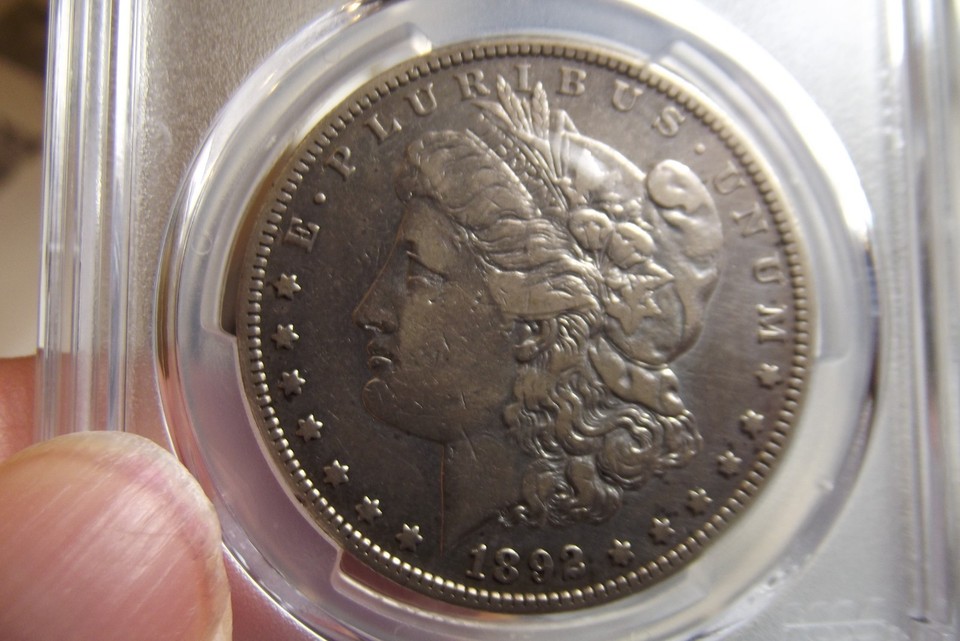 1892-S Key Date Morgan Silver Dollar PCGS VF Details Looks Nice! | eBay