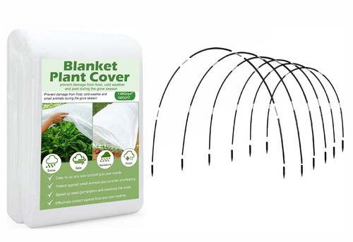 Plant Covers Protection Kit,10Ft x 30Ft 1.0 oz/yd² Reusable Floating ...