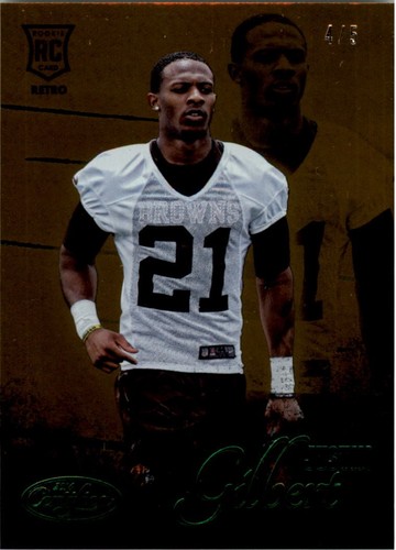 2014 Certified Rookie Retro Green #48 Justin Gilbert /5 - FB | eBay