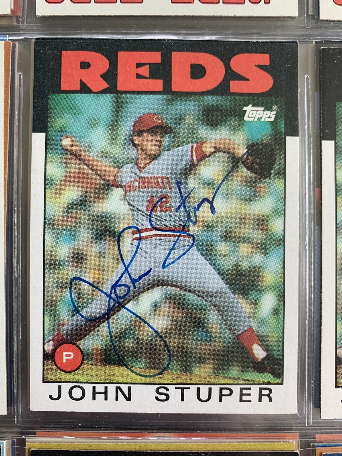2 John Stuper autographed baseball cards | eBay