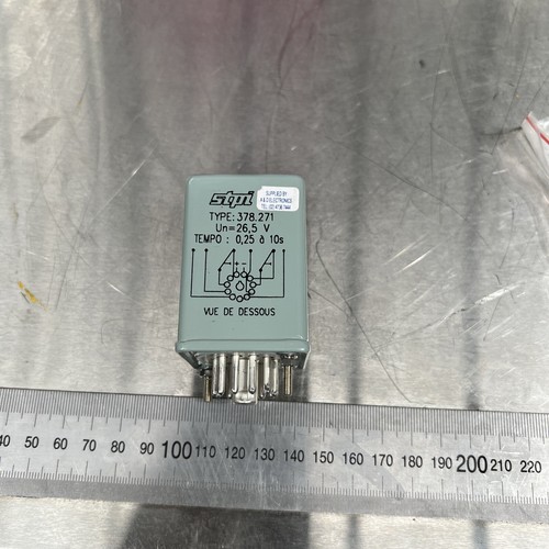 stpi plug in relay type 378.271 nsn 14-312-4394 un=26,5 v tempo : 0,25 ...