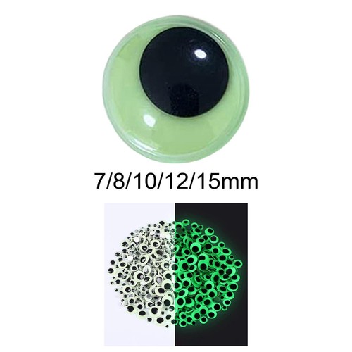 Eye Stickers Halloween 300 Glow-in-Dark Googly Eyes - 8mm Self-Adhesive ...