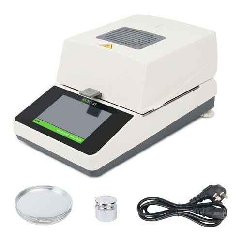 U.S. Solid Moisture Analyzer 0.001 g 0.01% Readability 5-inch Touch ...