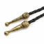 Western Cowboy Bolo Tie Black Stone Obsidian Rodeo Dance Necktie ...