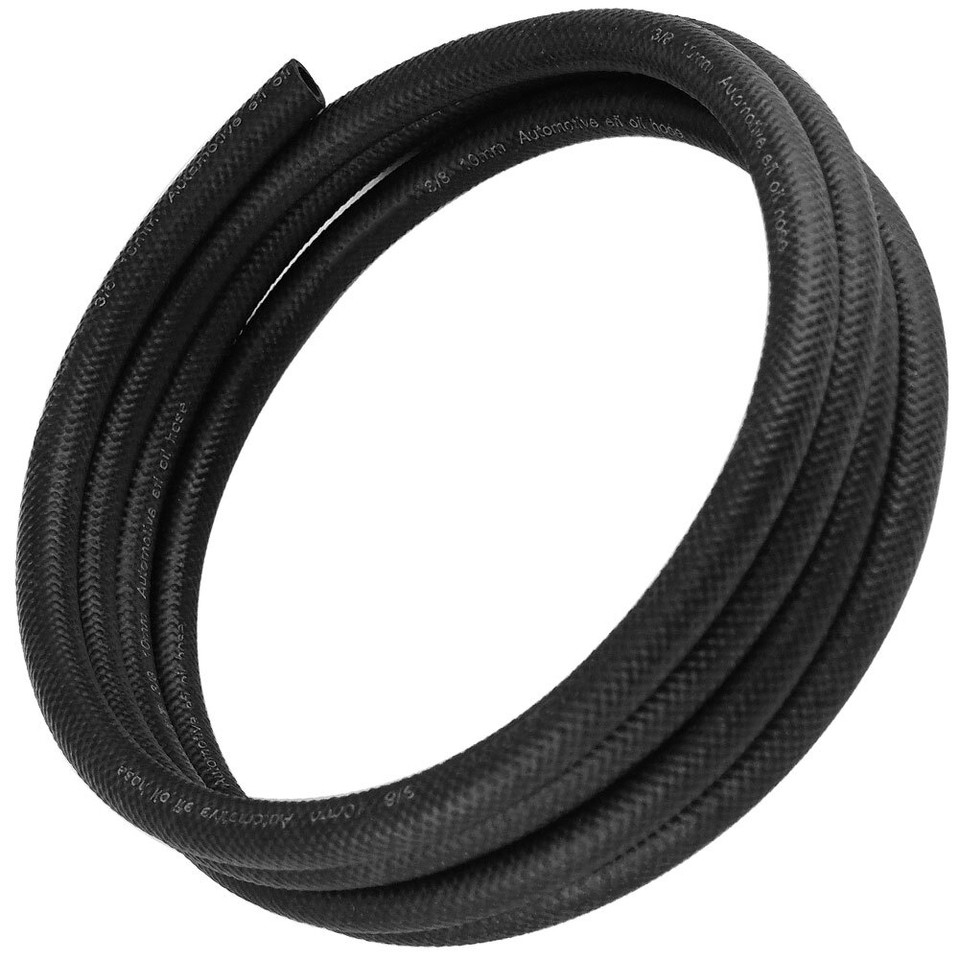 3/8" ID Fuel Line Hose SAE 30R7,300 psi 10' Length Rubber Fuel Line ...