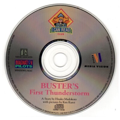 Buster's First Thunderstorm (Ages 3-6) (CD, 1993) for Win/Mac - NEW CD in SLEEVE | eBay