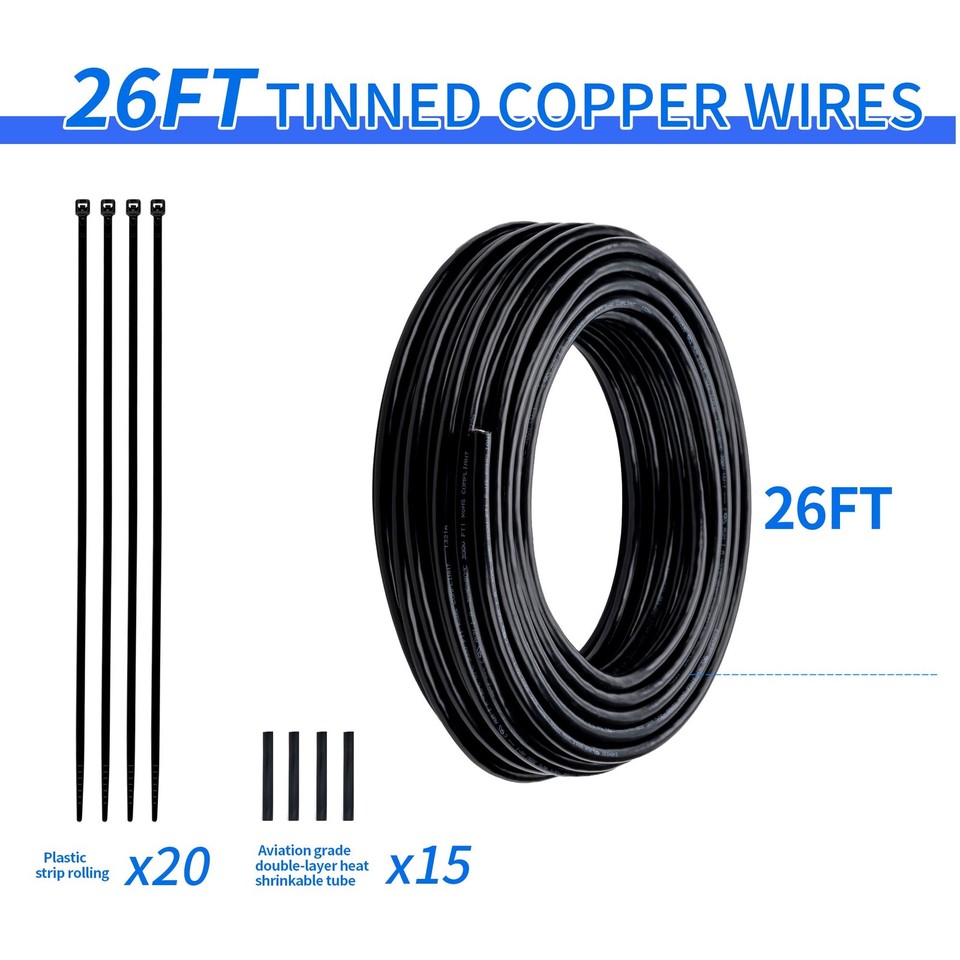 16 Gauge 5 Conductor Electrical Wire 16 AWG 5 Wire Oxygen-Free Copper ...