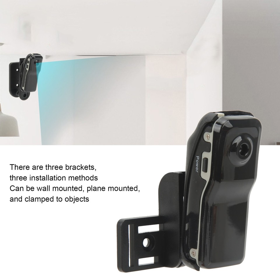 Mini Motion Camcorder ABS With Universal Bracket USB Cable 5V Micro ...