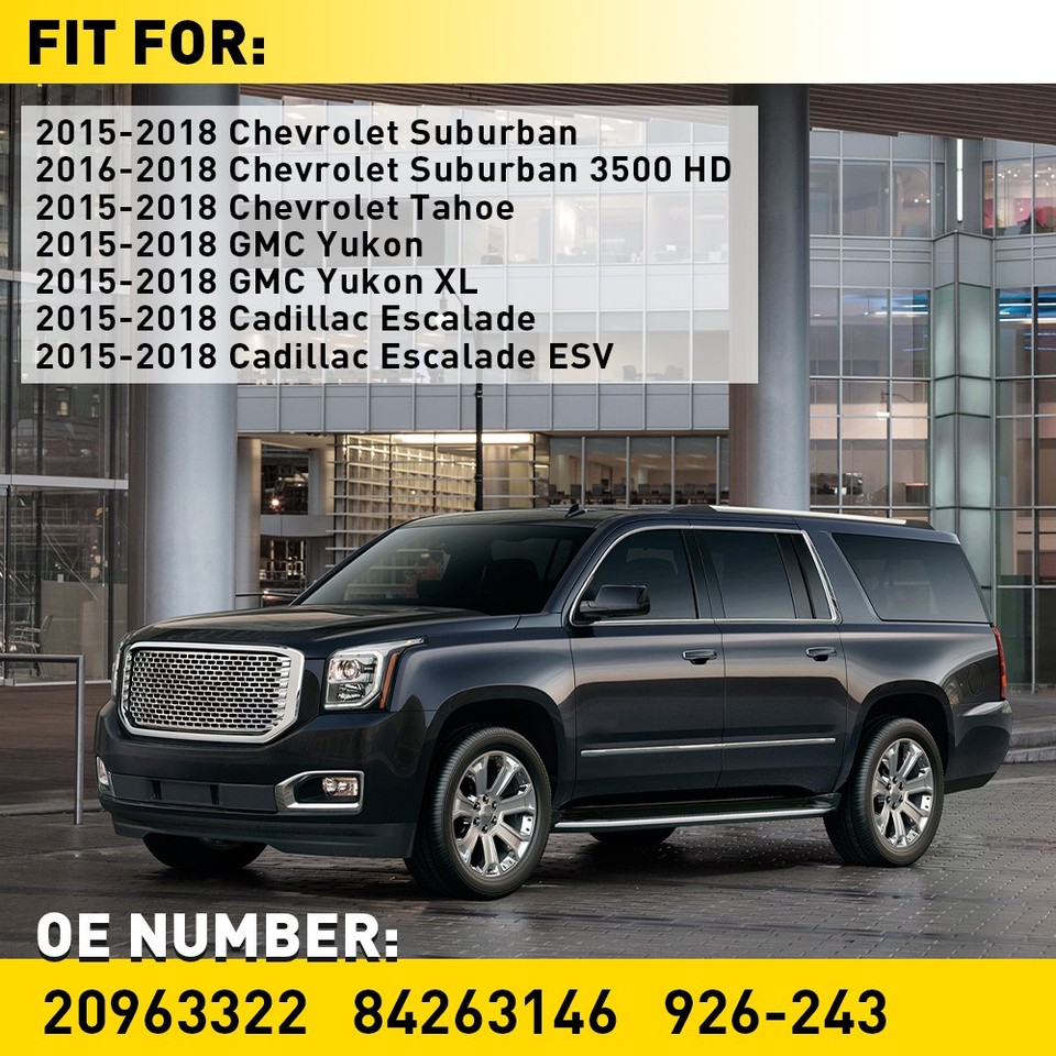 For 2015-2018 GMC Yukon XL Rear Driver Side Door Molding Trim Applique ...