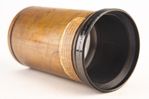 Bausch & Lomb Optical Co 10 Inch 254mm Brass Projection Lens Antique ...