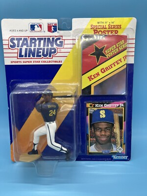 1992 Starting Lineup SLU Ken Griffey Jr. Seattle Mariners Action Figure ...