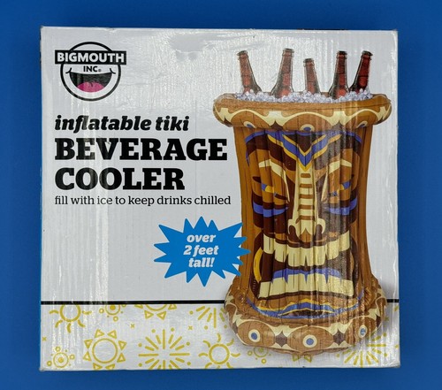 Big Mouth Inflatable Tiki Beverage Holder Big 2ft Tall Summer Pool ...