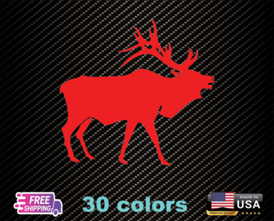 ELK BEAST DECAL STICKER VINYL TRUCK WINDOWS CAR LAMINATED AI (FREE ...