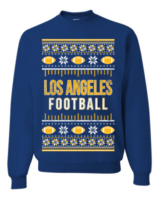 City of Los Angeles LAR American Football Unisex Crewneck Sweatshirt | eBay
