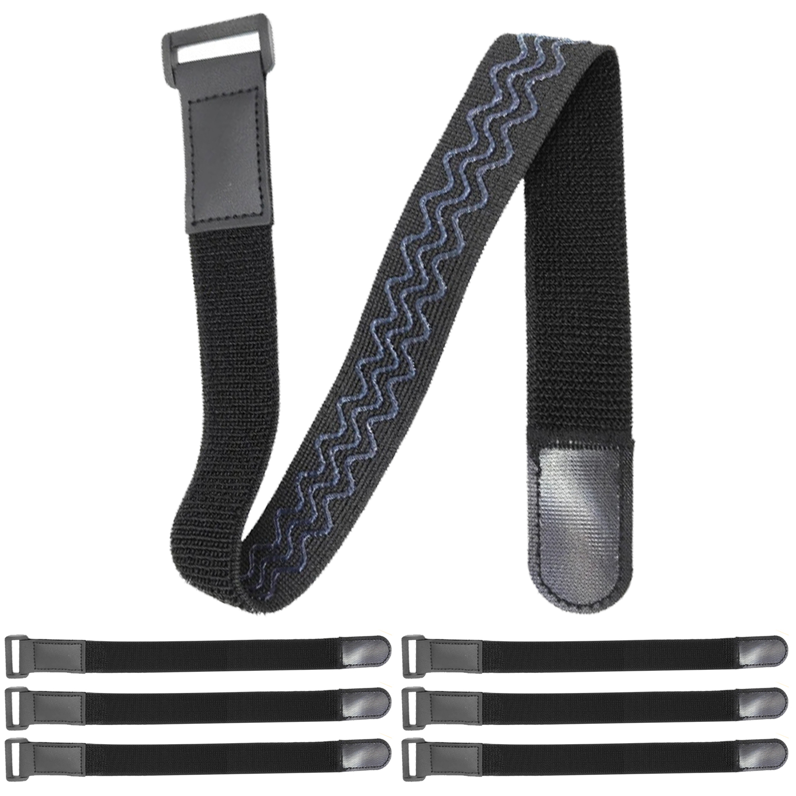 6pcs Cable Tie Elastic Reusable Fasteners Extra Wide Gardenfor ...