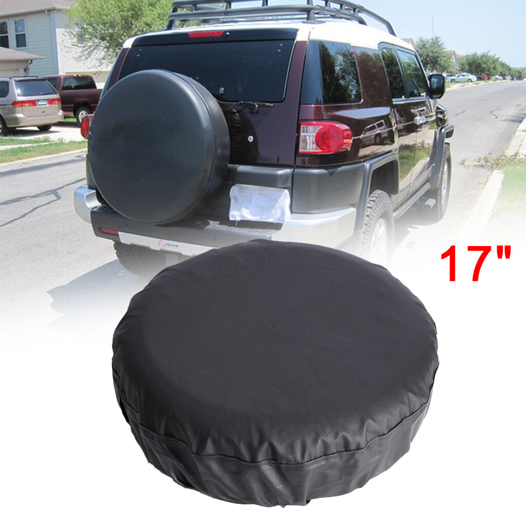 For Toyota Land FJ Cruiser 17" Spare Tire Wheel Cover Leather Protector ...