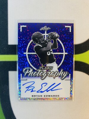 2020 Leaf Flash Photography Purple /25 Bryan Edwards On Card Auto Rare ...