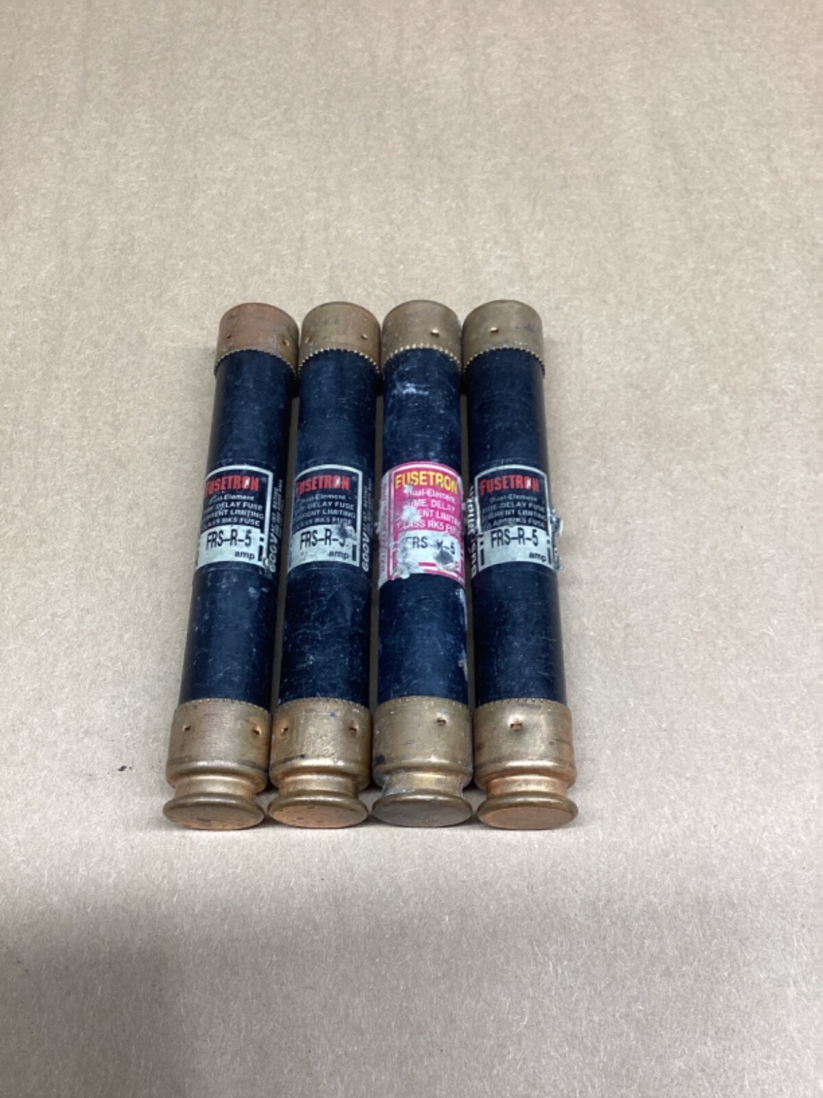 Bussman Fusetron FRS-R-5 Time-Delay Fuse *lot of 4* #4011M65 | eBay