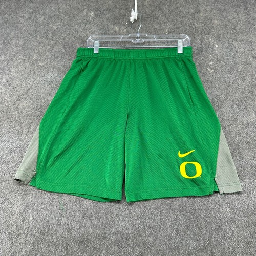 Oregon Ducks Shorts Mens M Green Dri Fit Mesh Polyester Basketball ...