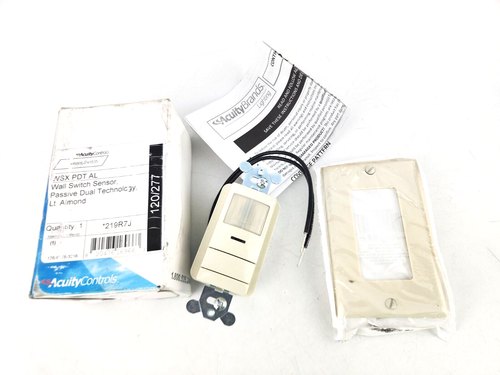 Acuity SensorSwitch WSX PDT AL Wall Switch Sensor Almond 120/277VAC | eBay