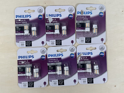 Philips 20 Watt LED T4 G8 Bi-Pin Base Landscape Bulbs - 12 bulbs | eBay