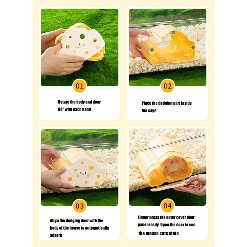 Hamster Ice Bed Sleep Bed Guinea Pigs Cooling Nest Small Pet Hideouts ...