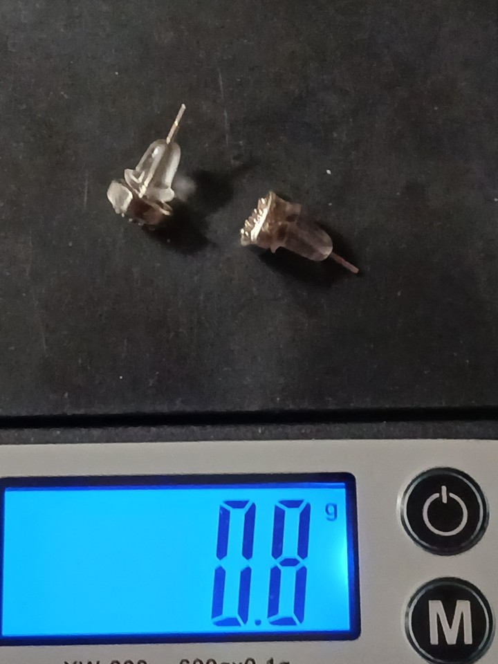 10K White Gold Heart Shape Modern Fine Jewelry Stud Earrings W/ Diamond ...