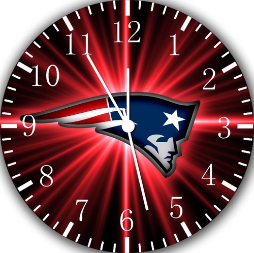 New England Patriots Frameless Borderless Wall Clock For Gifts or Home ...