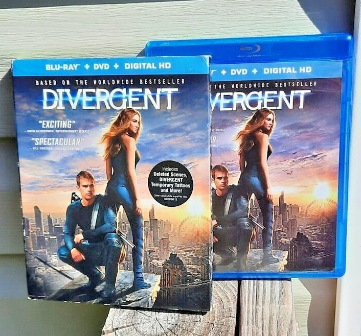Divergent Blu Ray Cover