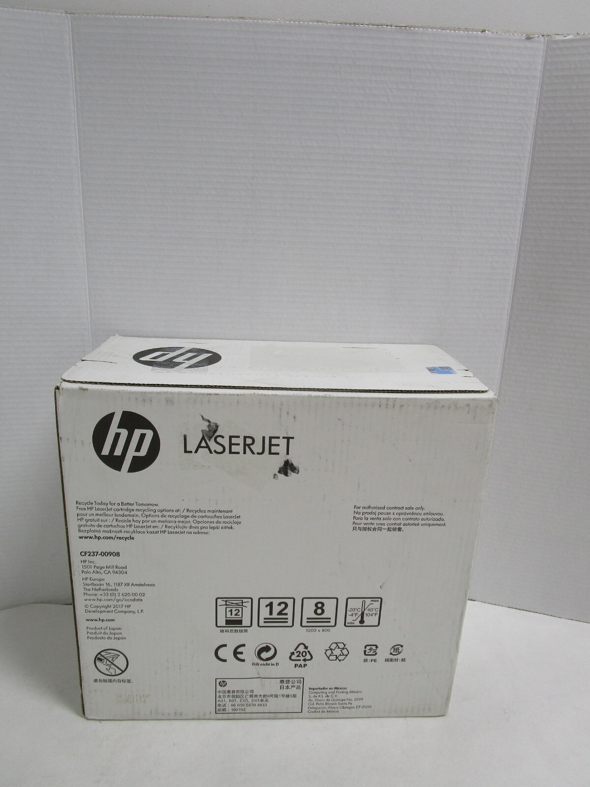Genuine HP 37y Black High Yield Contract Toner Cartridge CF237YC for ...