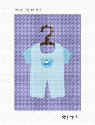 Baby Boy Outfit Needlepoint Kit or Canvas | eBay