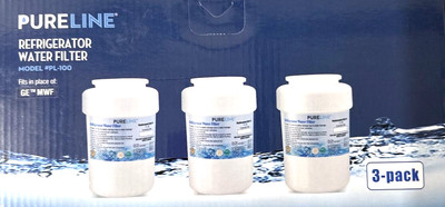Pureline Water Filter Model PL-100 Refrigerator Replacement 2 Pack Lot ...