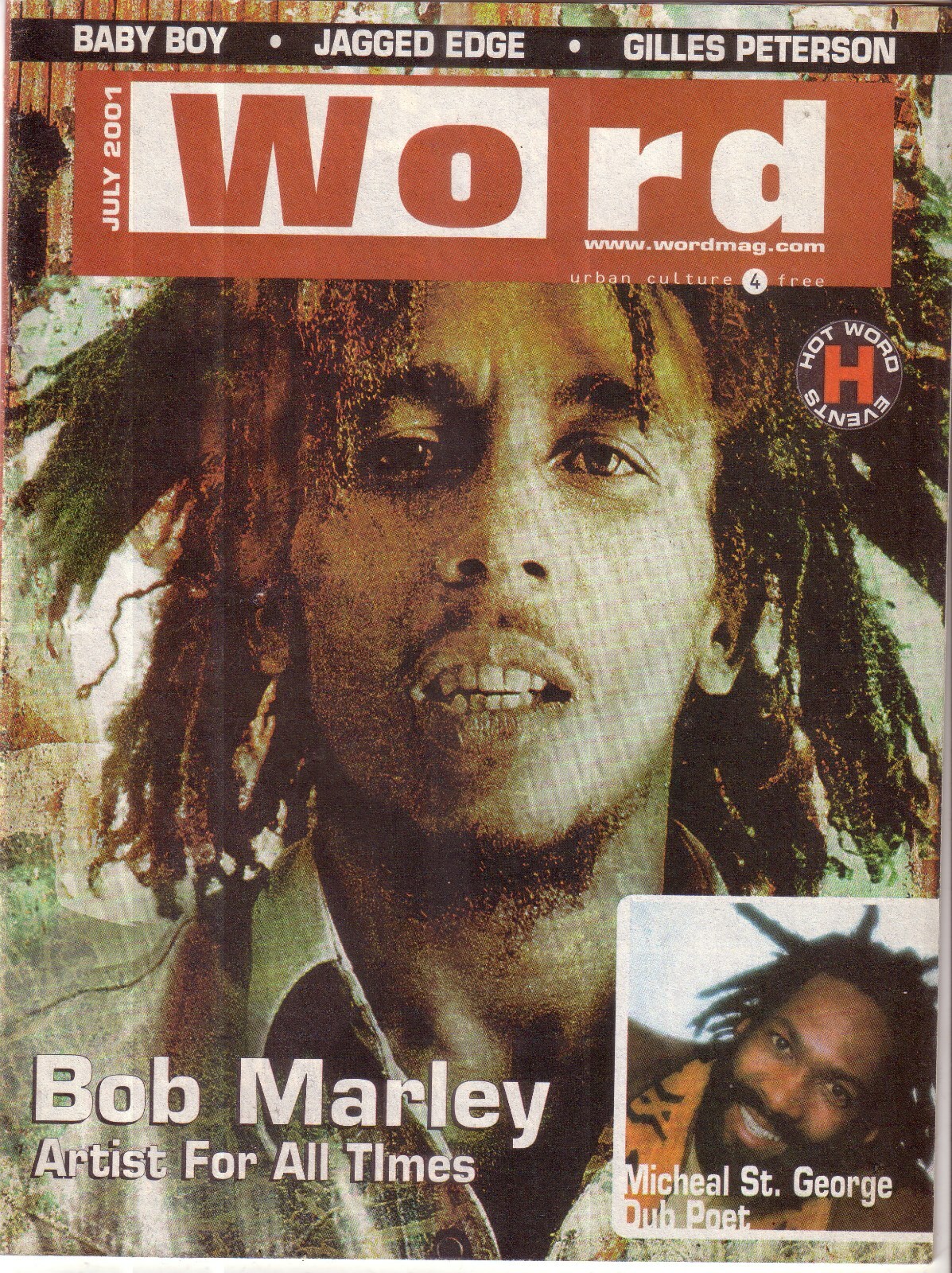 BOB MARLEY MAGAZINE JULY 2001 VERY RARE! | eBay