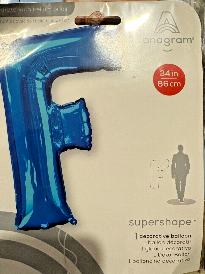 Anagram number 8 helium foil Balloon 34 in 86cm | eBay