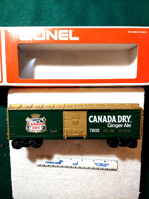 LIONEL #6-7802 CANADA DRY GINGER ALE BOX CAR | eBay
