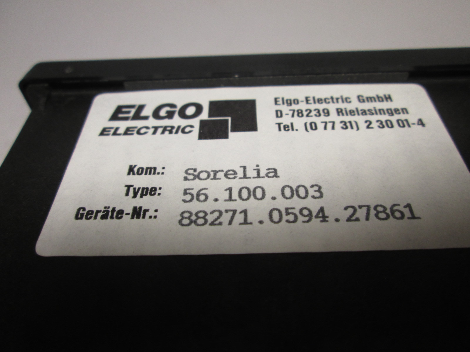 Afficheur ELGO Electric Série 56 56.100.003 | eBay