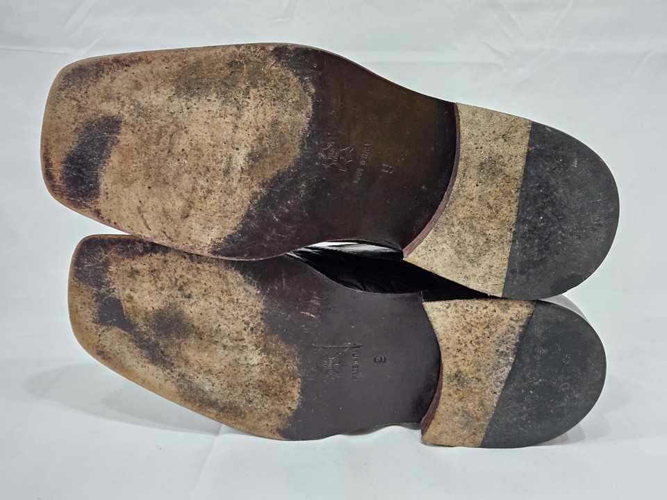 Valentino Crocodile Alligator Skin Leather Dress Shoes - Brown Slip On ...