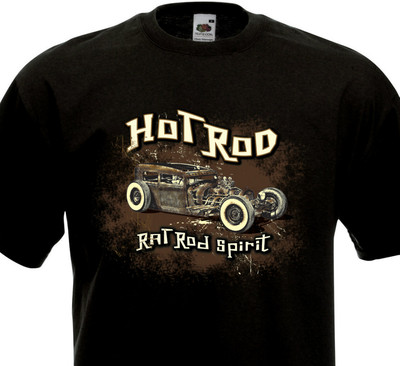 T-shirt Hot Rod - Rat Rod Spirit - Kustom Custom Culture Rockers Riders ...