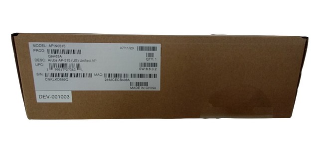 Aruba APIN0515 802.11ax Unified Access Point - Q9H63A for sale online ...