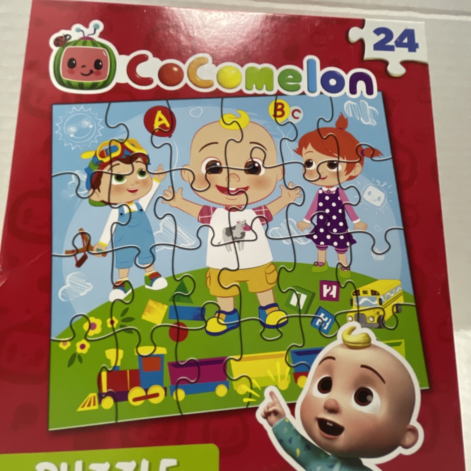 Spin Master Games Cocomelon Puzzle Jigsaw Puzzle, 24 Pcs, 9.1 in x 10.3 ...