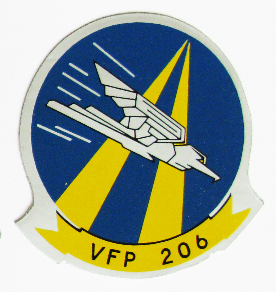 USN VFP-206 RF-8G CRUSADER STICKER DECAL 2.75 INCH | eBay