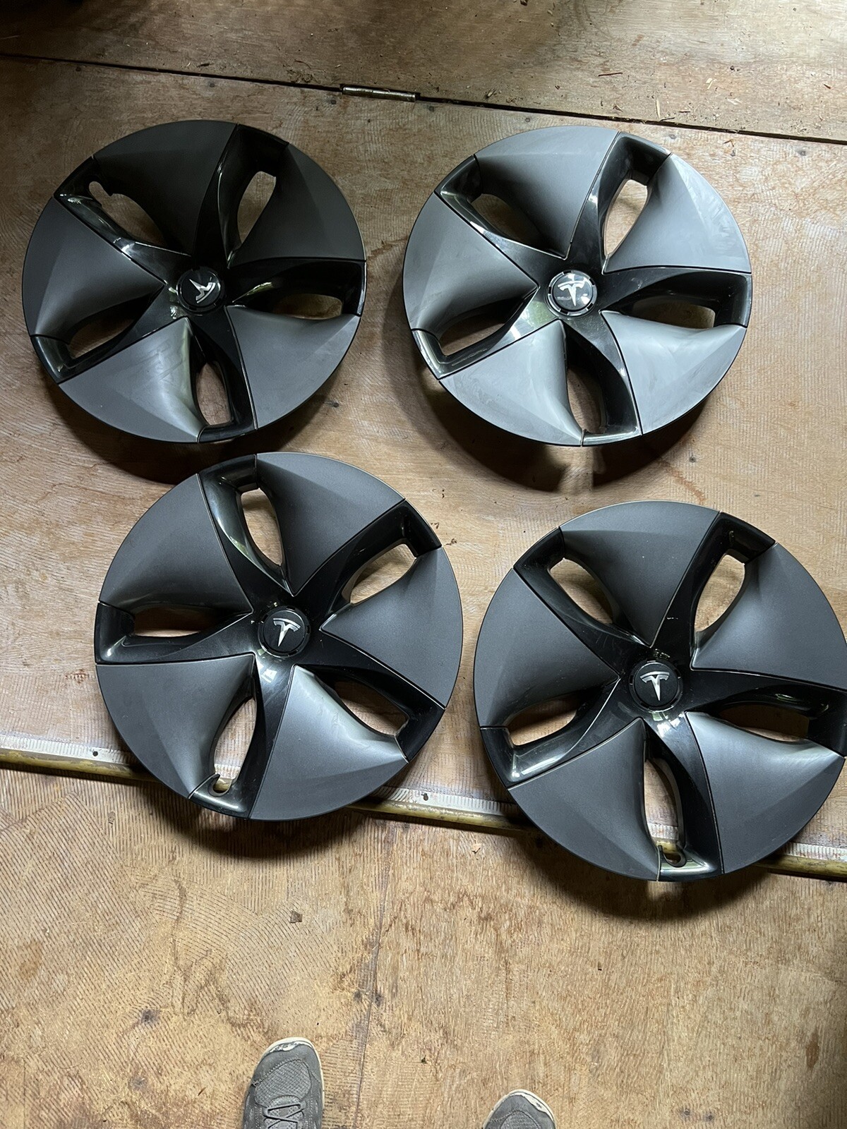 4x 2018-2021 18" Tesla Model 3 Aero Wheel Cover Hubcap Pre-Refresh | eBay