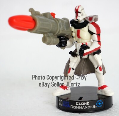 Star Wars Attacktix Clone Commander Battle Figure Series 1 SW-34 Hasbro ...