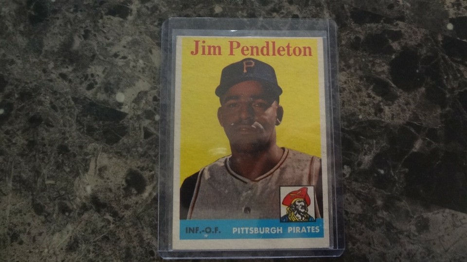 1958 TOPPS # 104 JIM PENDLETON BASEBALL CARD | eBay