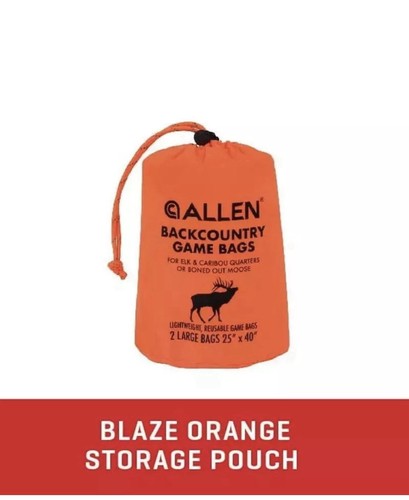 Allen Backcountry Quarter Meat Game Bags 2 Pk Elk Deer Moose Caribou 25 ...