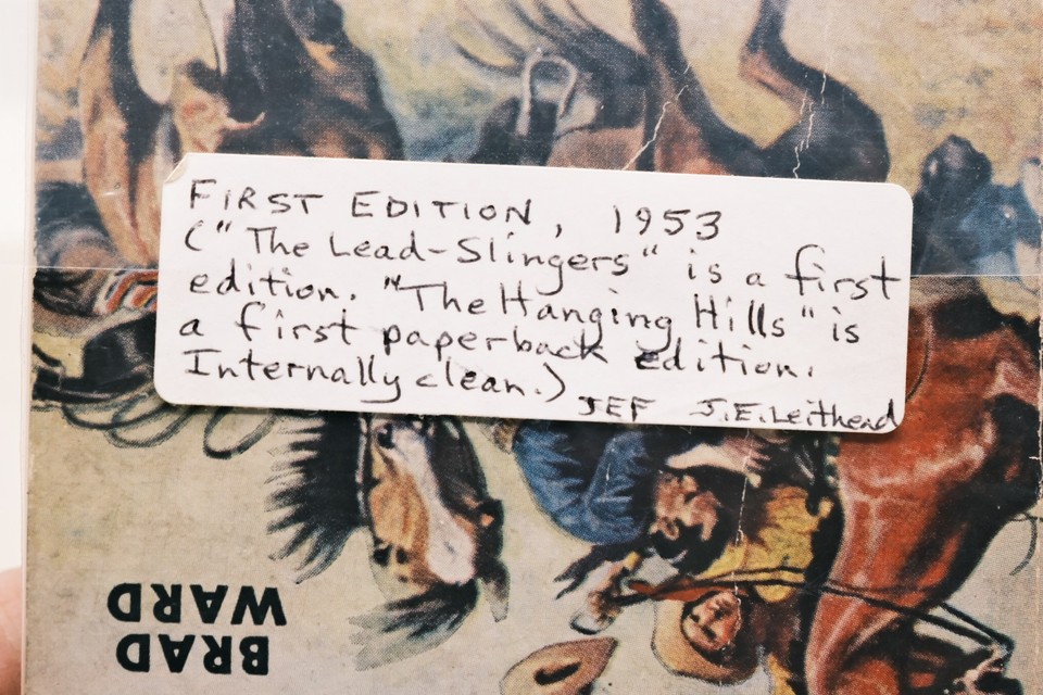 The Lead-Slingers by J Edward Leithead & The Hanging Hills by Brad Ward ...