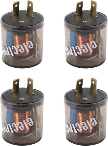 4 Pcs 2 Pin 12V Electronic Turn Signal Flasher 4pc 2 PIN 20 Amps | eBay
