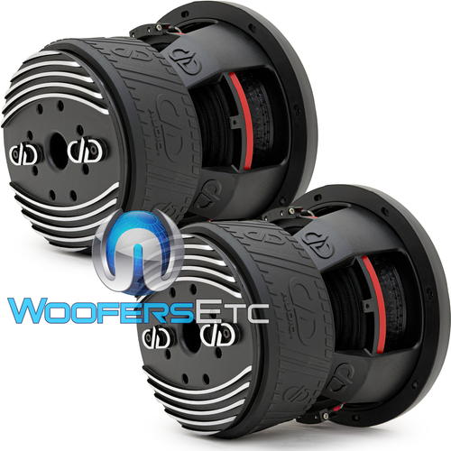 2 DD AUDIO 608F-D4 8" 3000W DUAL 4-OHM SUPER TUNED SUBWOOFERS BASS ...