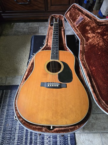 Martin & Co 1972 D-35 Acoustic Guitar Natural with Original Hard Case ...